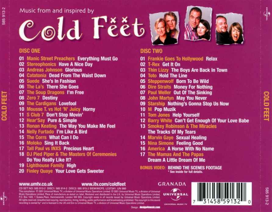 Cold Feet Soundtrack : Back | CD Covers | Cover Century | Over 1.000. ...